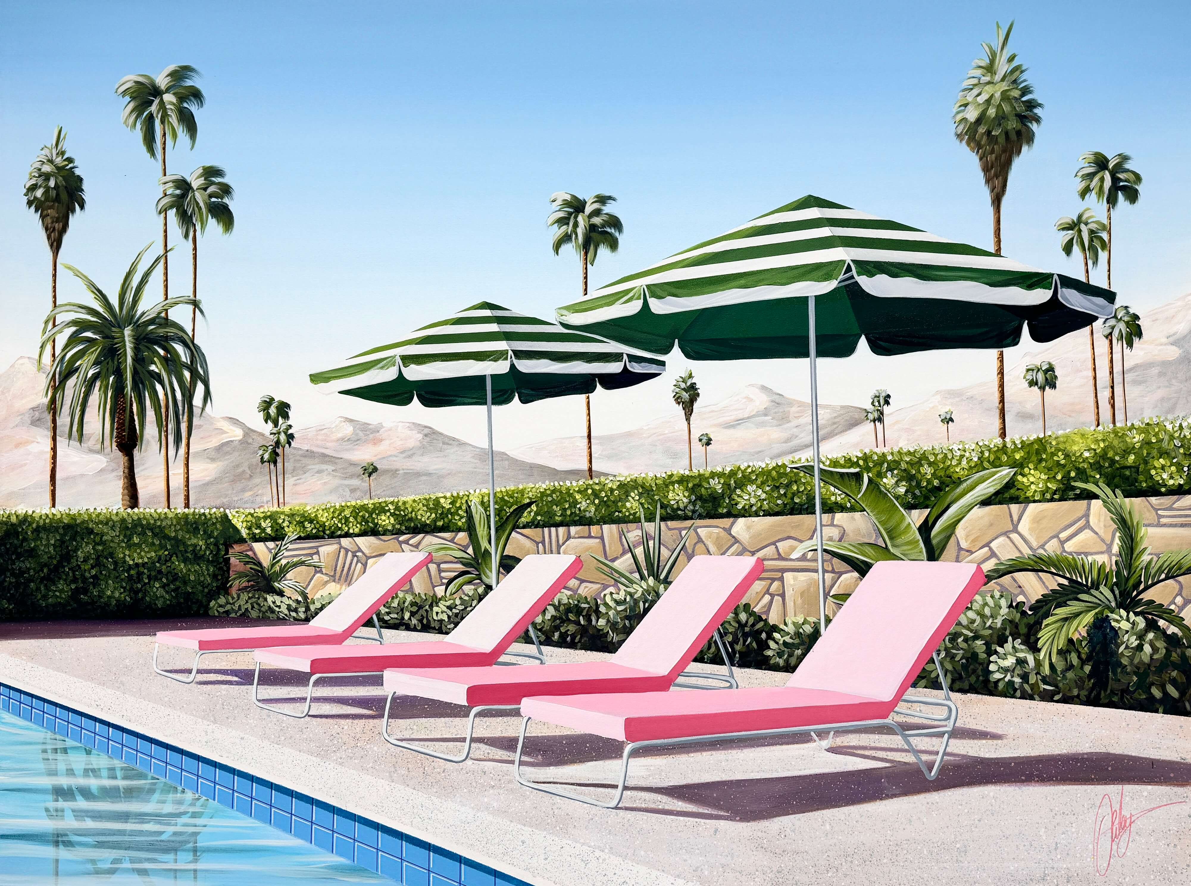 One Of A Kind, Original Painting, Inspired By Palm Springs – Chris ...