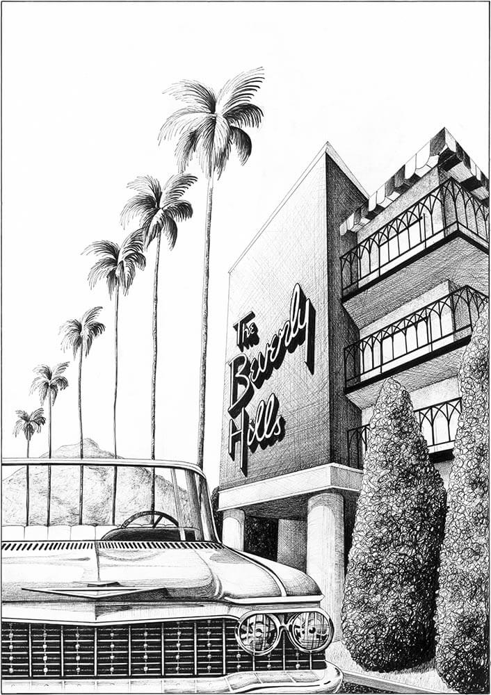 One of a Kind Paintings | Palm Springs Inspired | Chris Riley Art