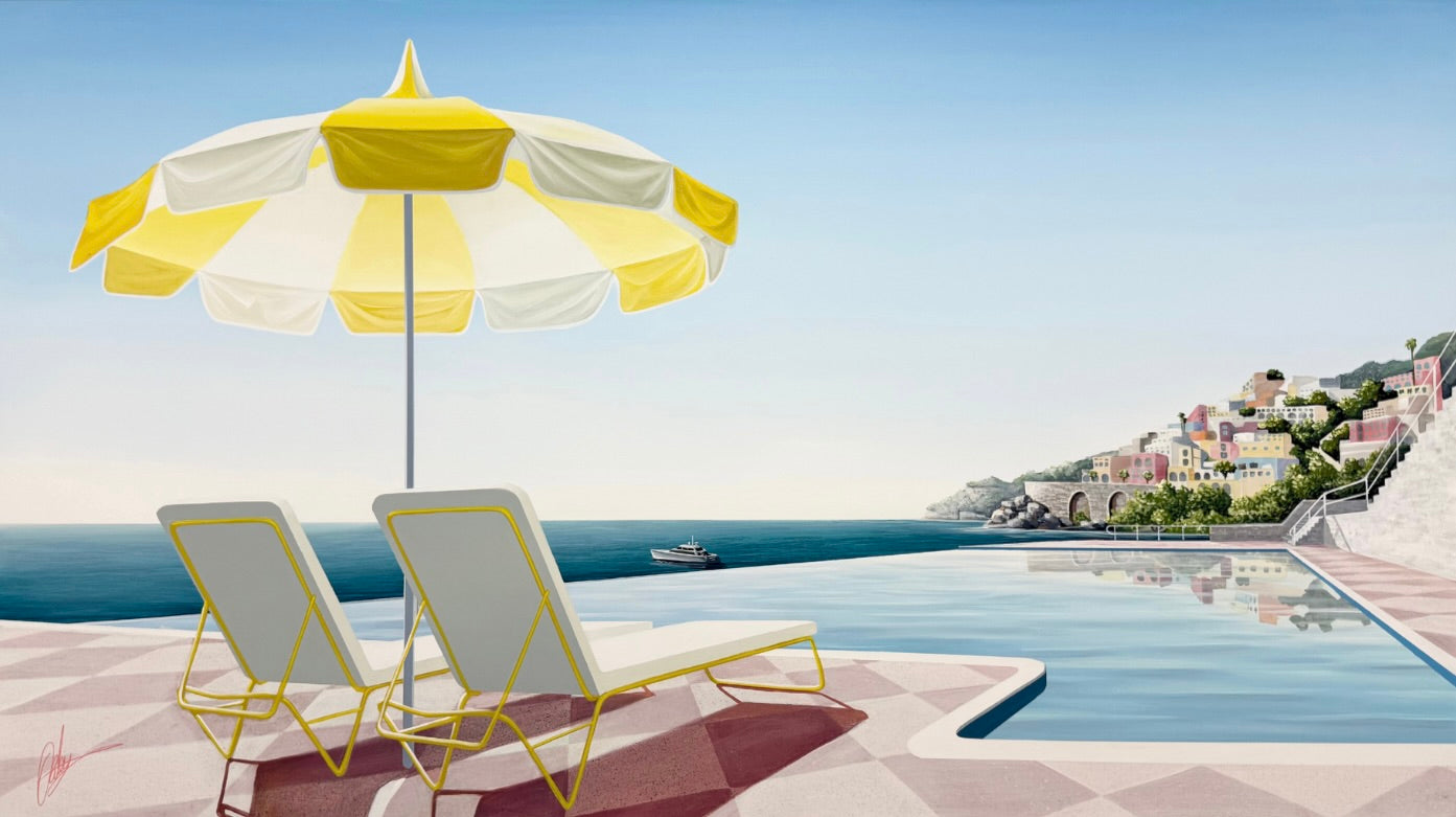One of a Kind Paintings | Palm Springs Inspired | Chris Riley Art