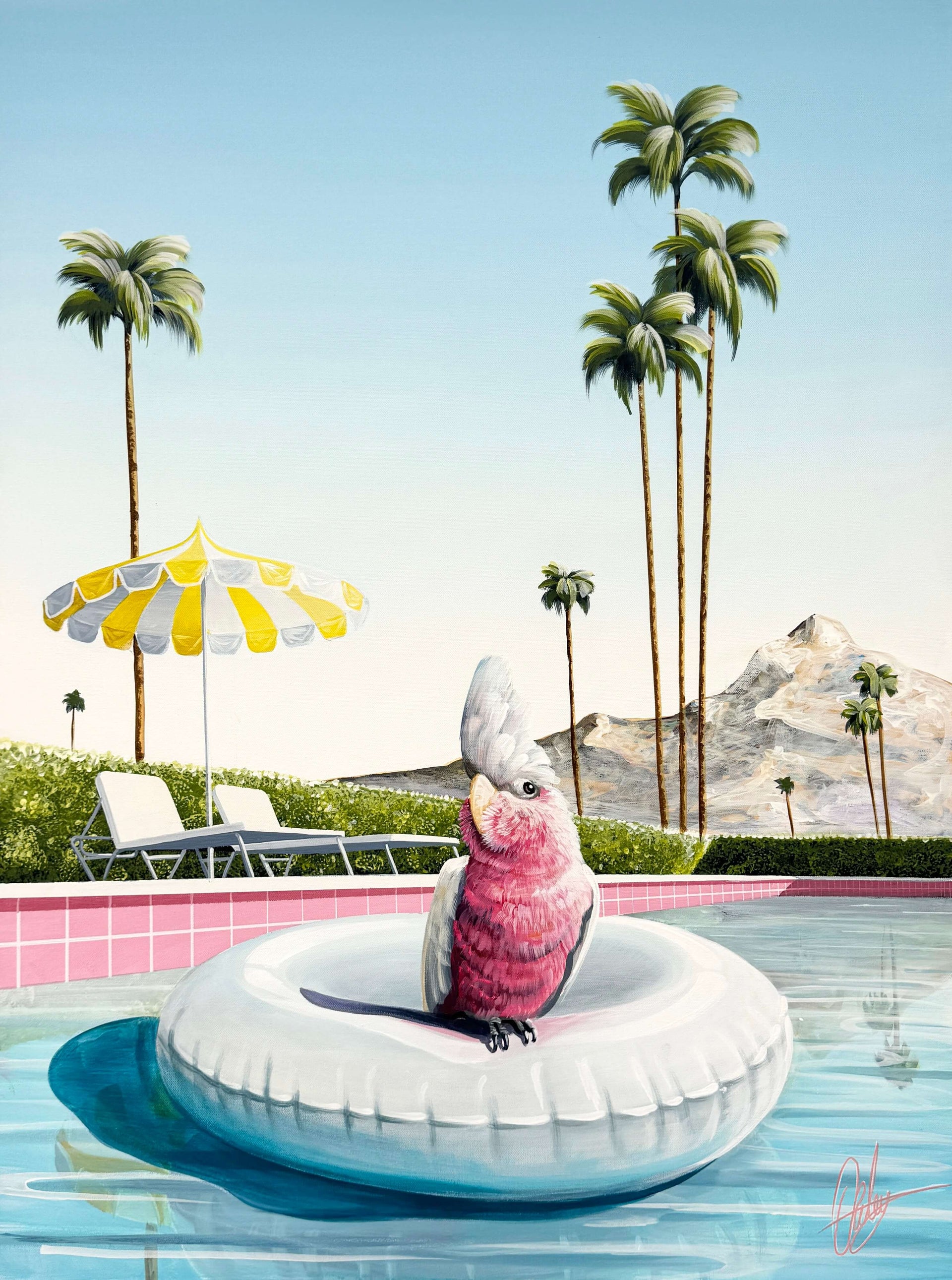 One Of A Kind, Original Painting, Inspired By Palm Springs – Chris ...