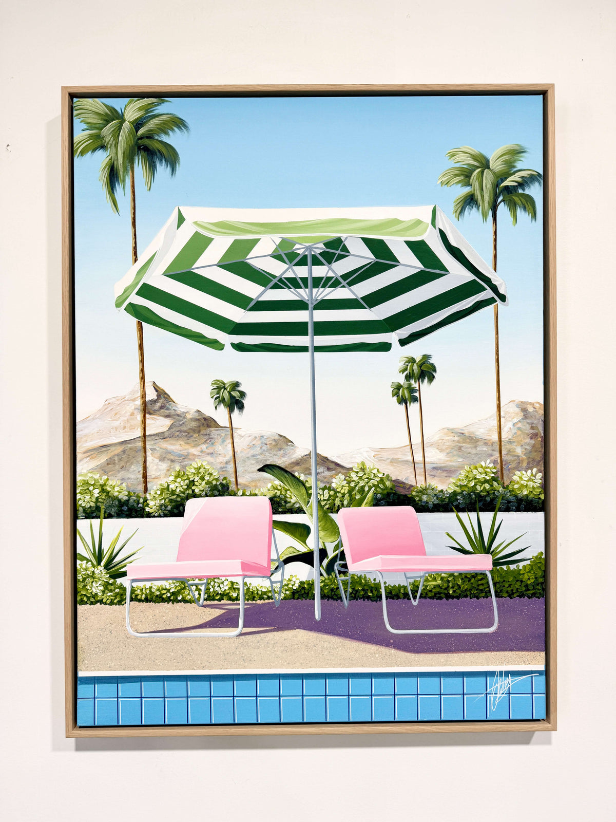 One of a Kind Paintings | Palm Springs Inspired | Chris Riley Art