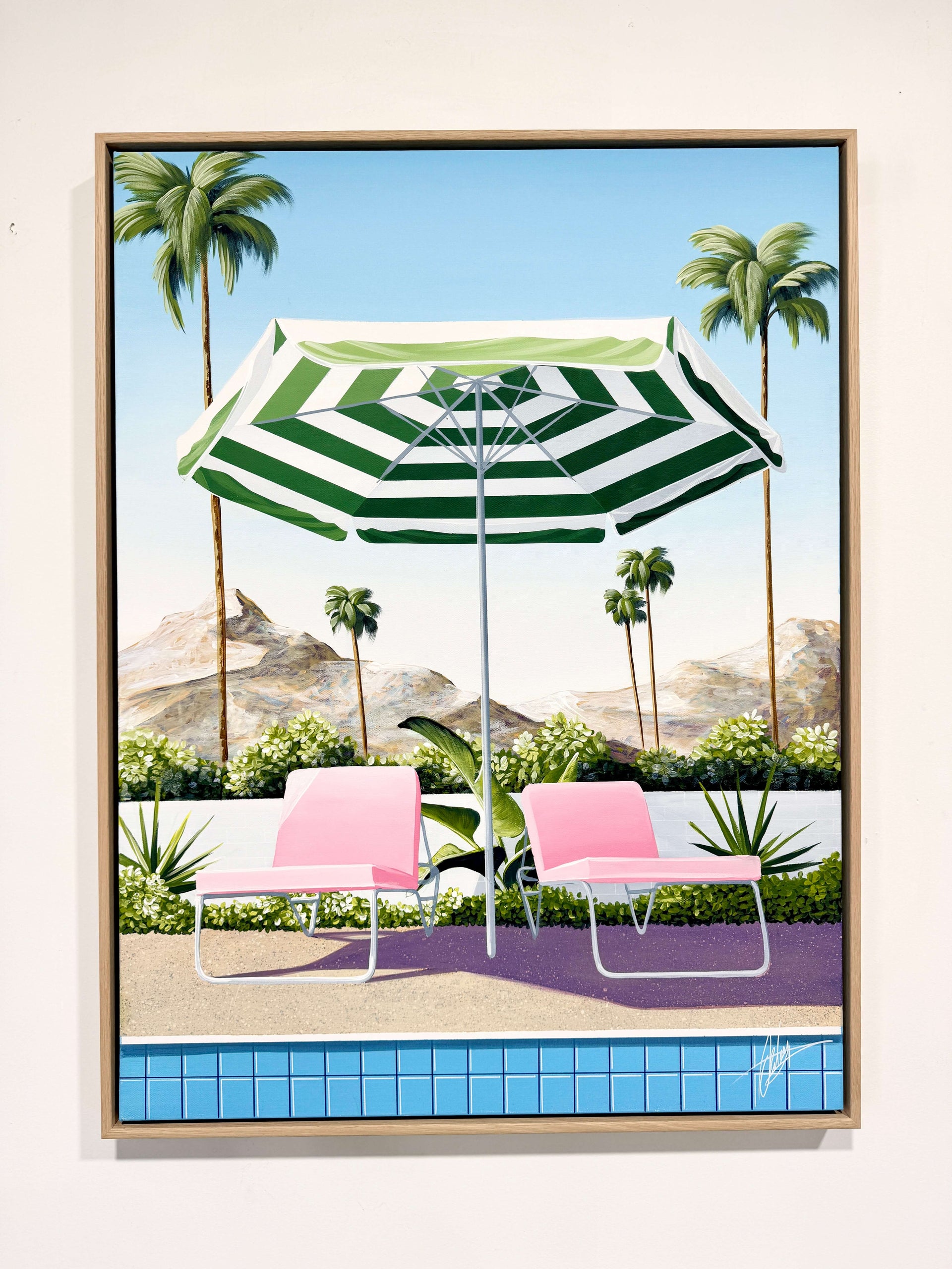 One of a Kind Paintings | Palm Springs Inspired | Chris Riley Art