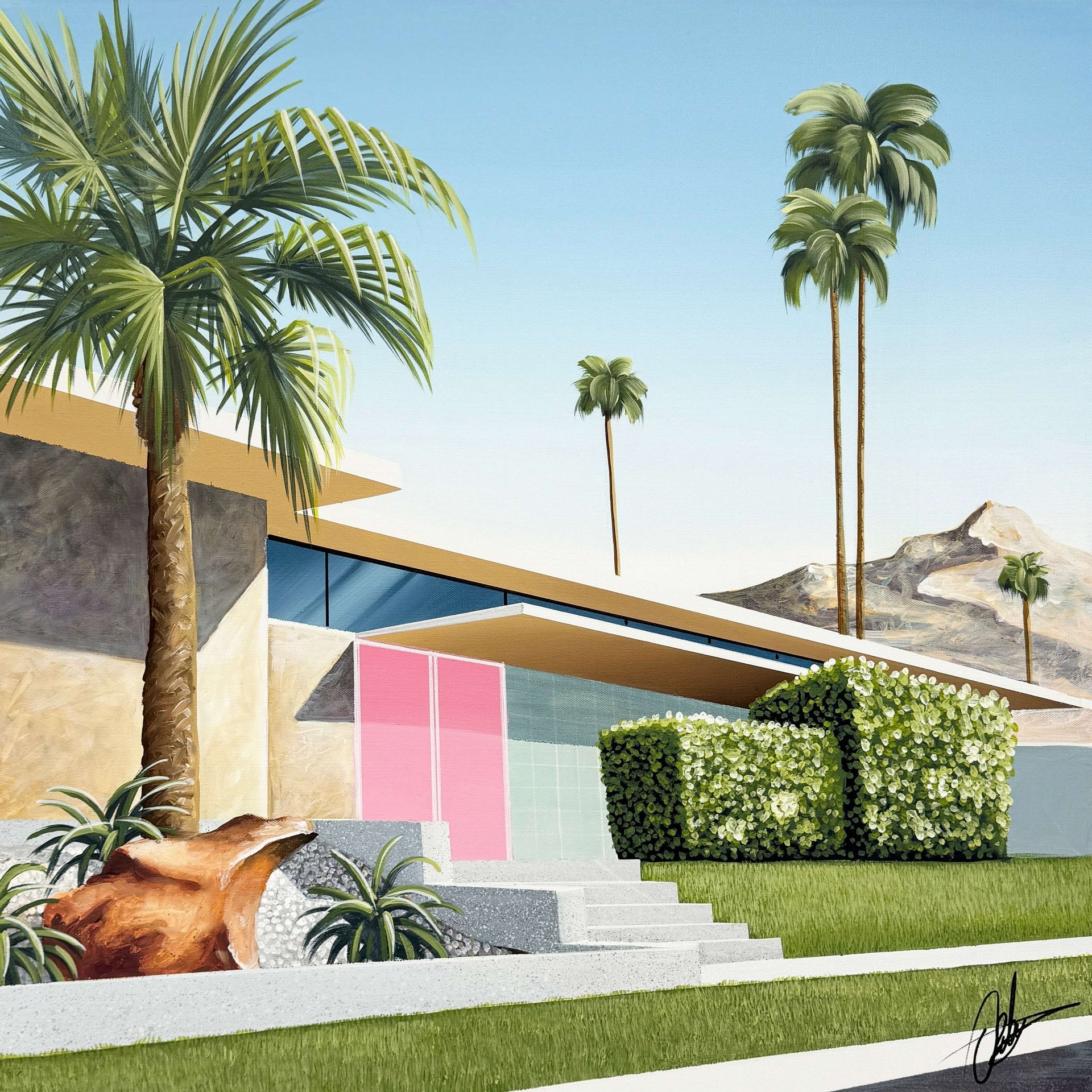 One Of A Kind, Original Painting, Inspired By Palm Springs – Chris ...