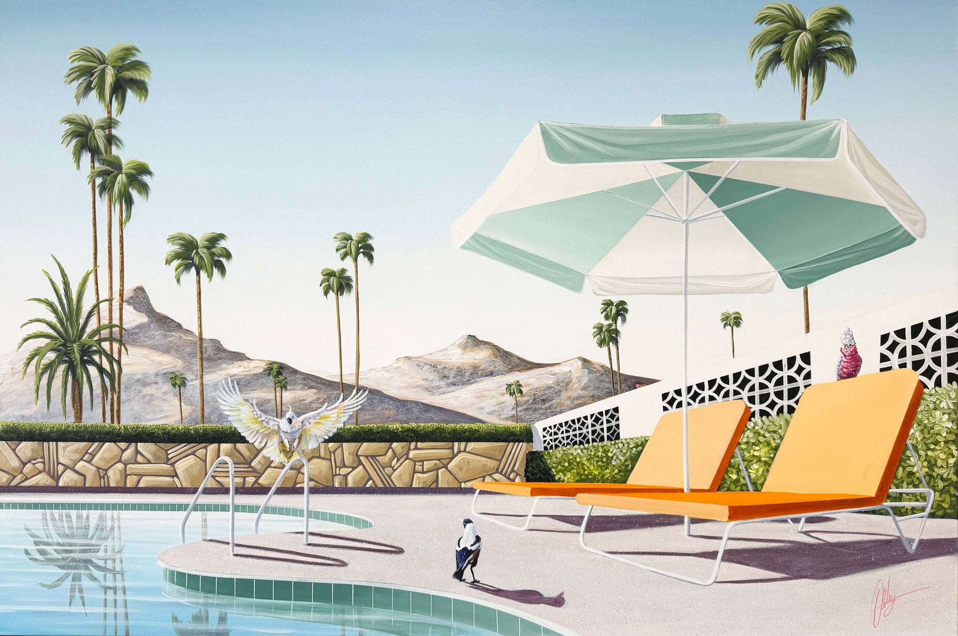 One Of A Kind, Original Painting, Inspired By Palm Springs – Chris ...