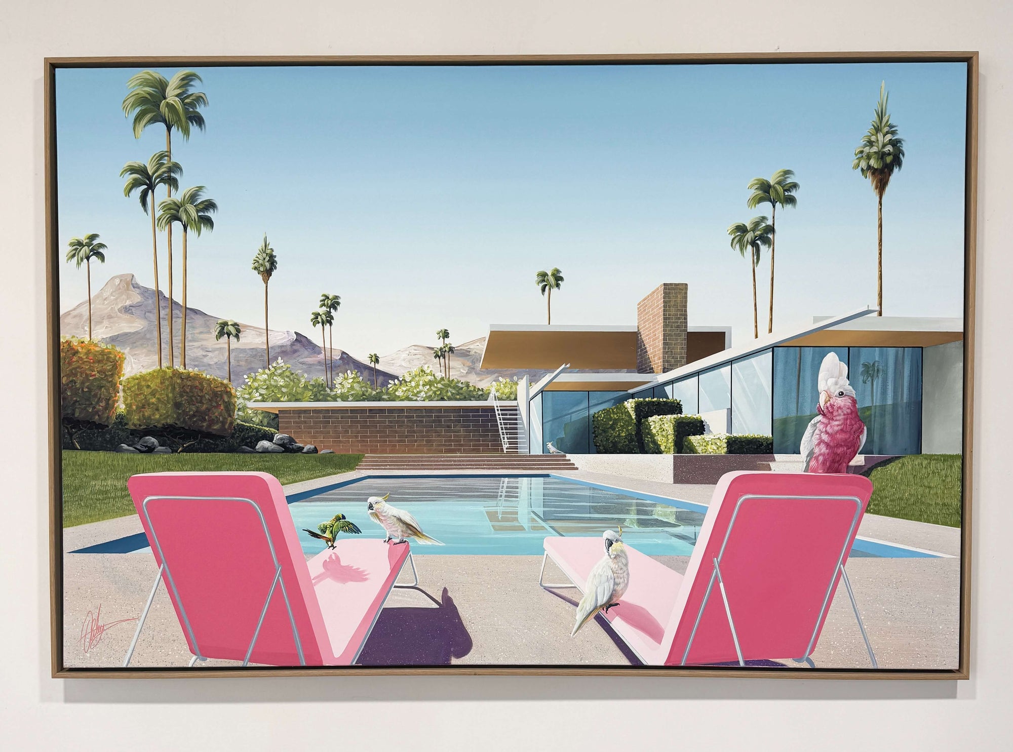 One of a Kind Paintings | Palm Springs Inspired | Chris Riley Art