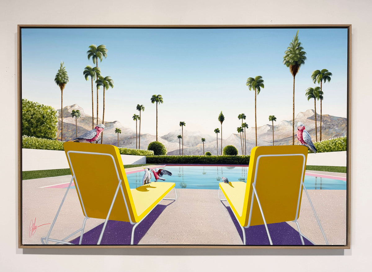 One of a Kind Paintings | Palm Springs Inspired | Chris Riley Art