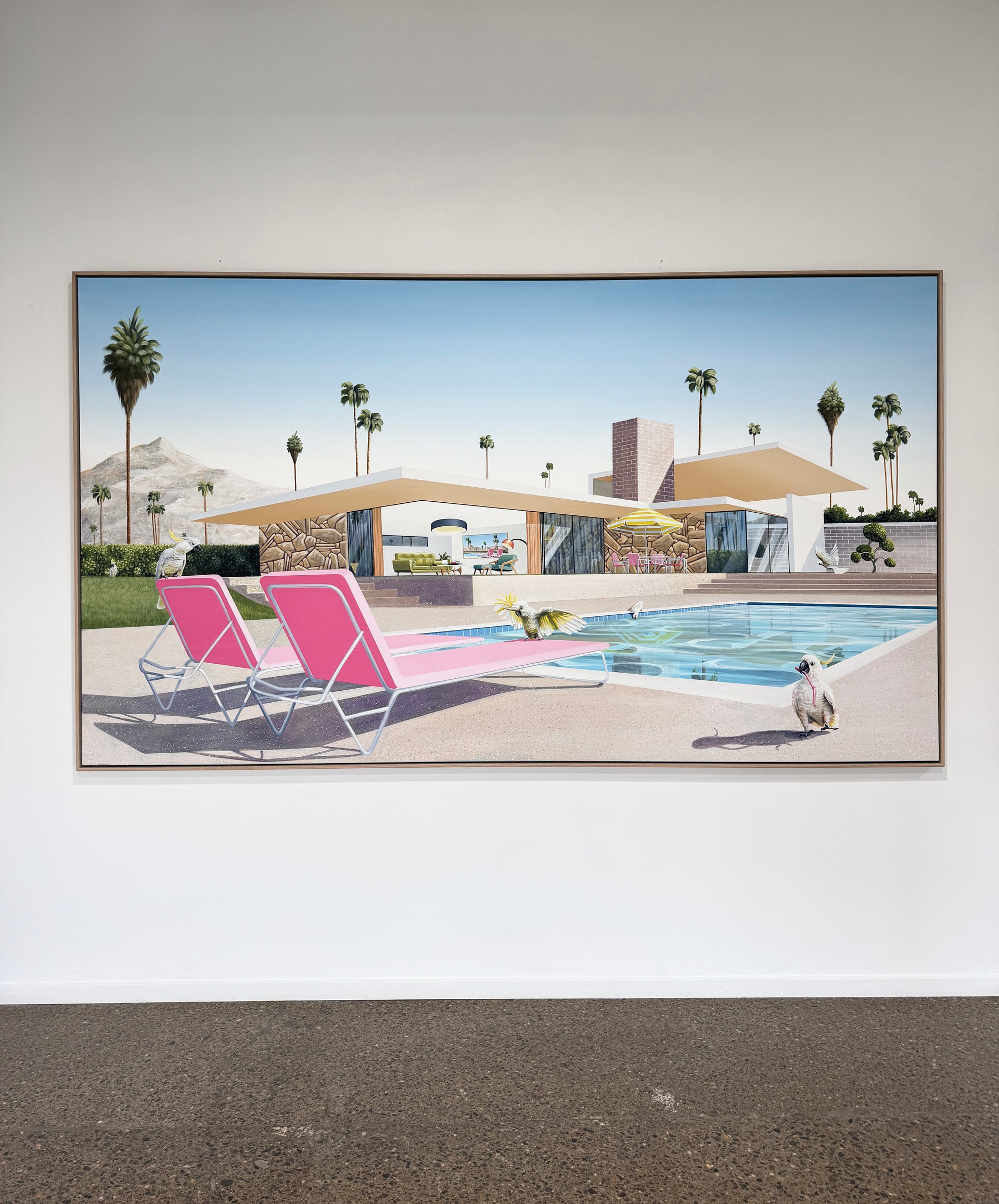 One of a Kind Paintings | Palm Springs Inspired | Chris Riley Art