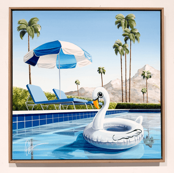 One of a Kind Paintings | Palm Springs Inspired | Chris Riley Art