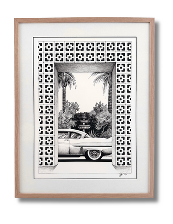 One of a Kind Paintings | Palm Springs Inspired | Chris Riley Art