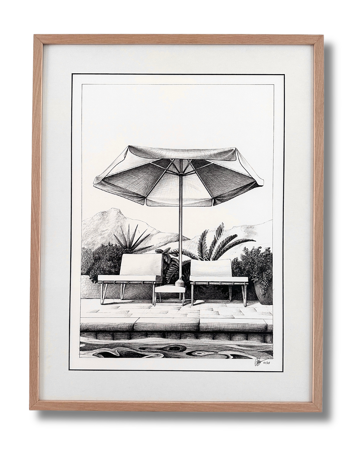 One of a Kind Paintings | Palm Springs Inspired | Chris Riley Art